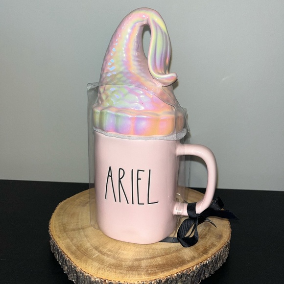 Rae Dunn | Kitchen | Rae Dunn Disney Ariel Double Sided Mug With Topper ...